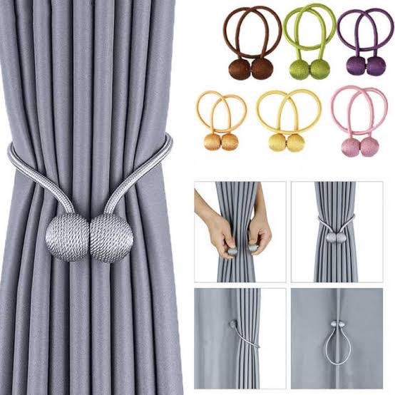 Curtains Tiebacks Pair (Minimum Order Quantity 1 Carton/500 PCs ...
